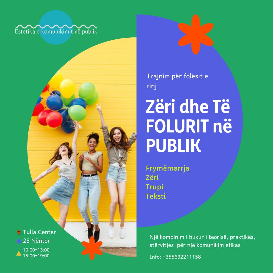 E folura në Publik - Public Speaking - Albania